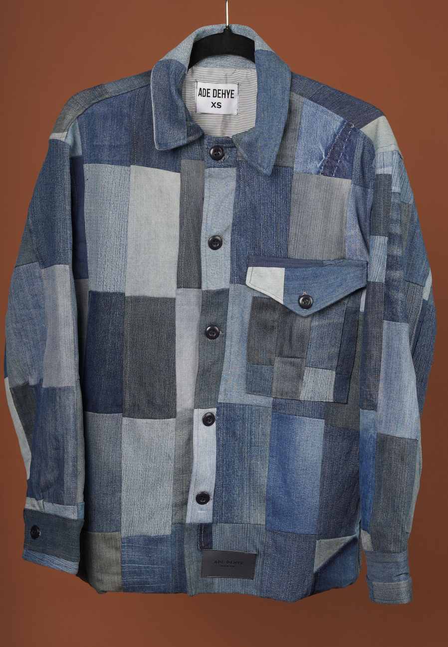Upcycled Denim Overshirt – Ade Dehye